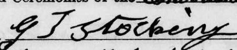 George Thomas Stocking: Prolific Witness | My Stocking Roots