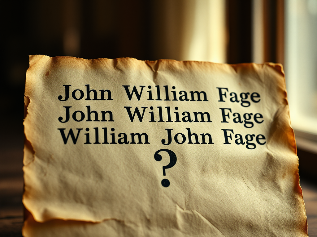 Maternal great-grandfather William John Fage (or was he?) | My Stocking ...